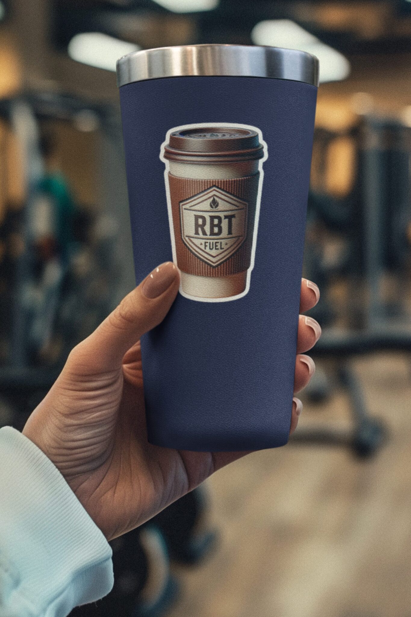 RBT Fuel To-Go Coffee Cup Bubble-free stickers | Behavioral Buzz