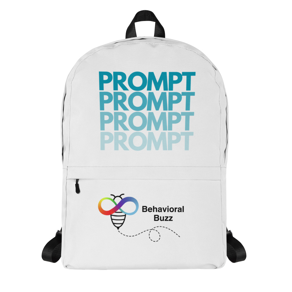 Prompt Fade Behavioral Buzz Logo Backpack | Behavioral Buzz