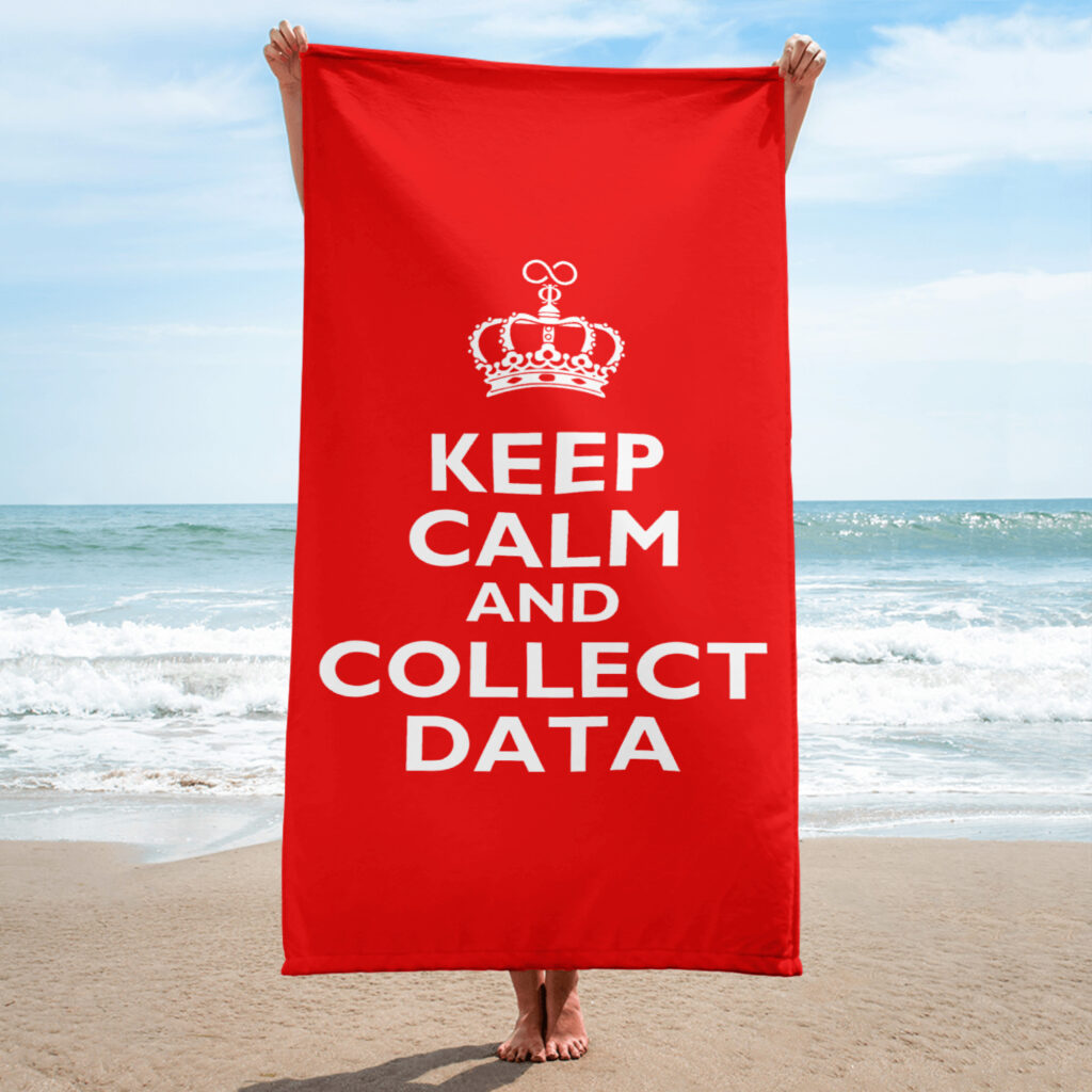 “Keep Calm and Collect Data” Towel – Essential for ABA Enthusiasts | Behavioral Buzz